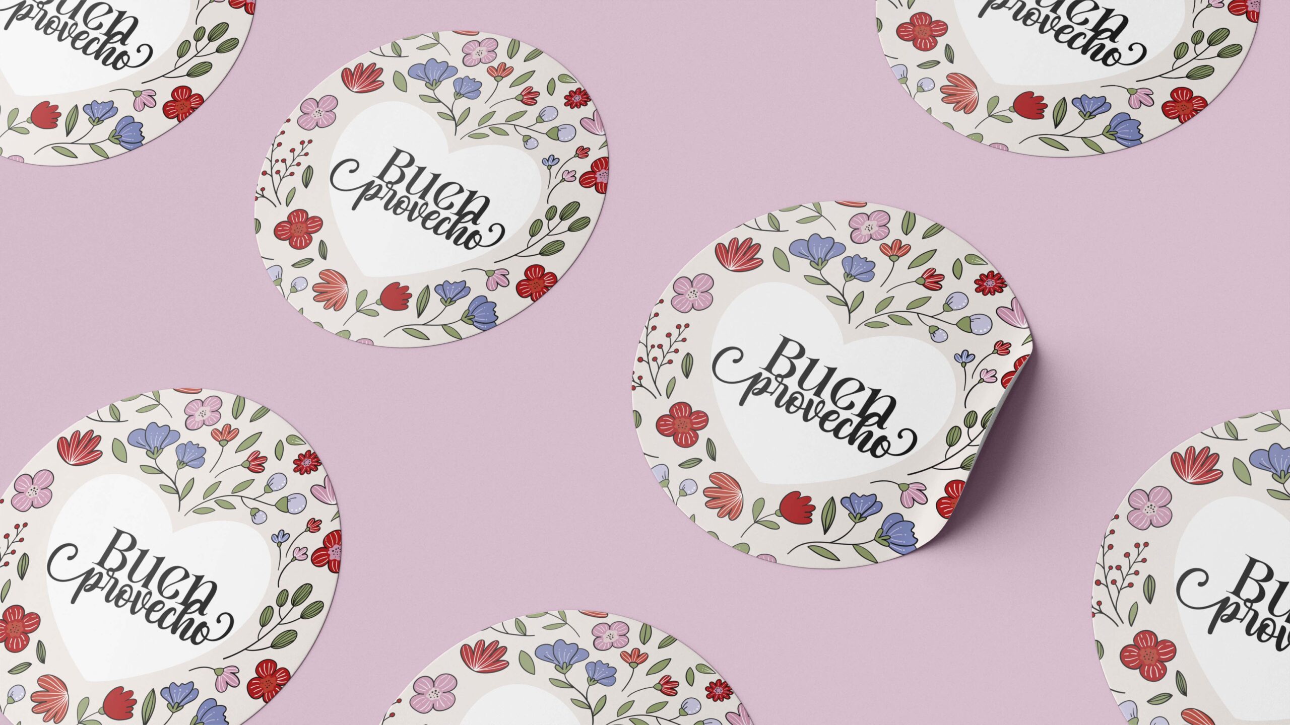 Sticker Buen Provecho | Eugelogo